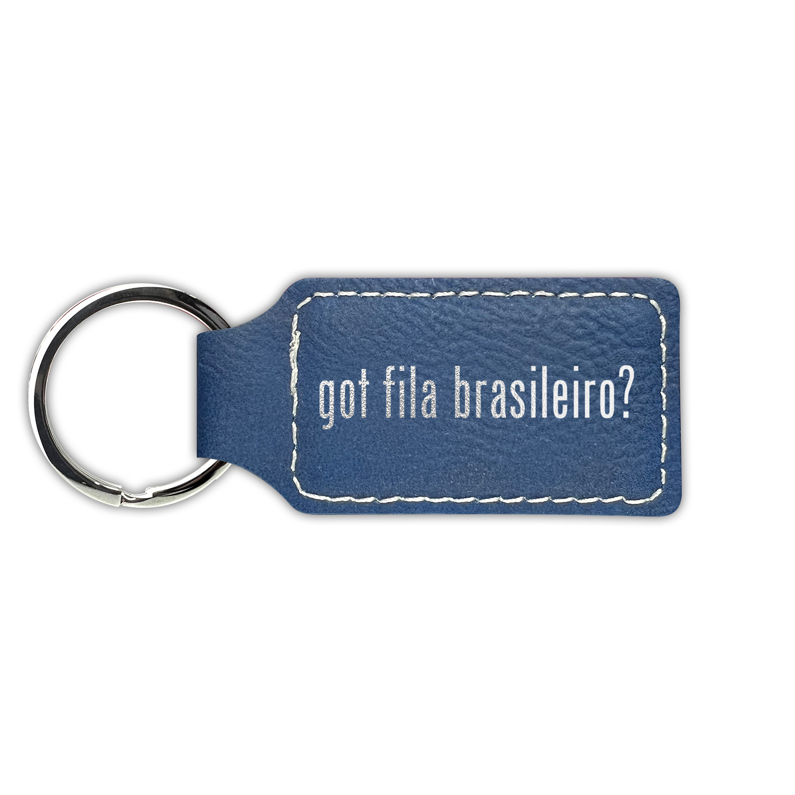 Got Fila Brasileiro Keychain Leatherette Rectangle - Laser Engraved ...