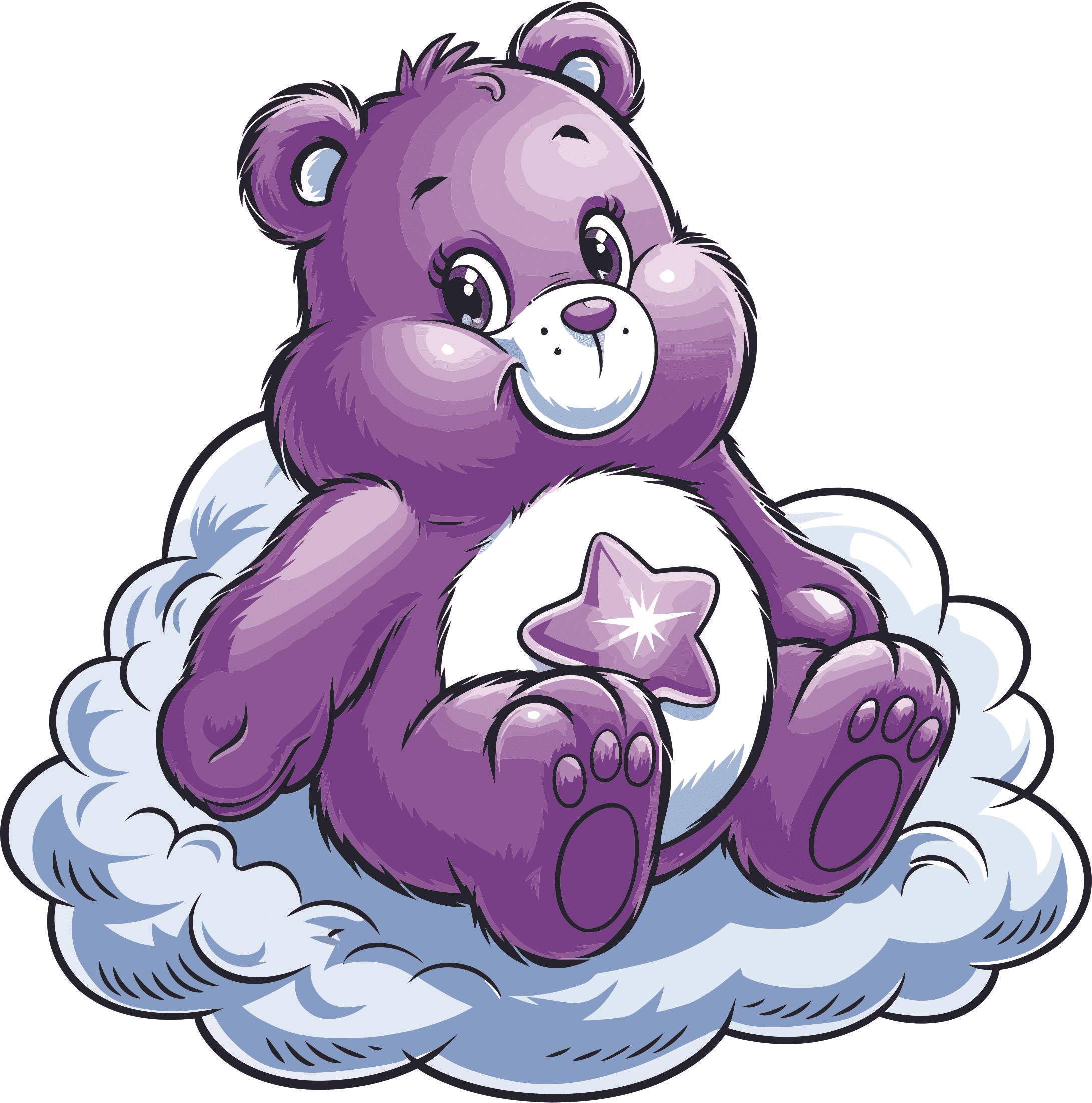 You've Got A Friend In Me Purple Bear Cartoon Character Famous Movie ...