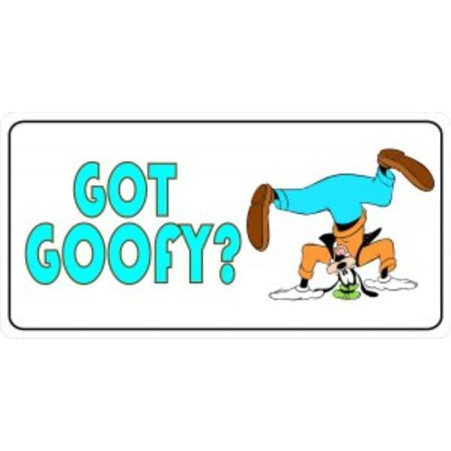Got Goofy? Goofy Photo License Plate - Walmart Business Supplies