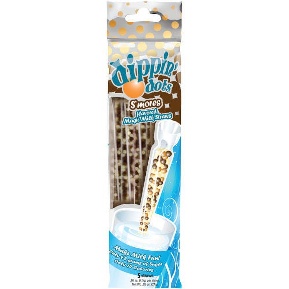 Got Milk? Magic Milk Dippin' Dots S'Mores Flavored Straws, 0.16 Oz., 5 ...