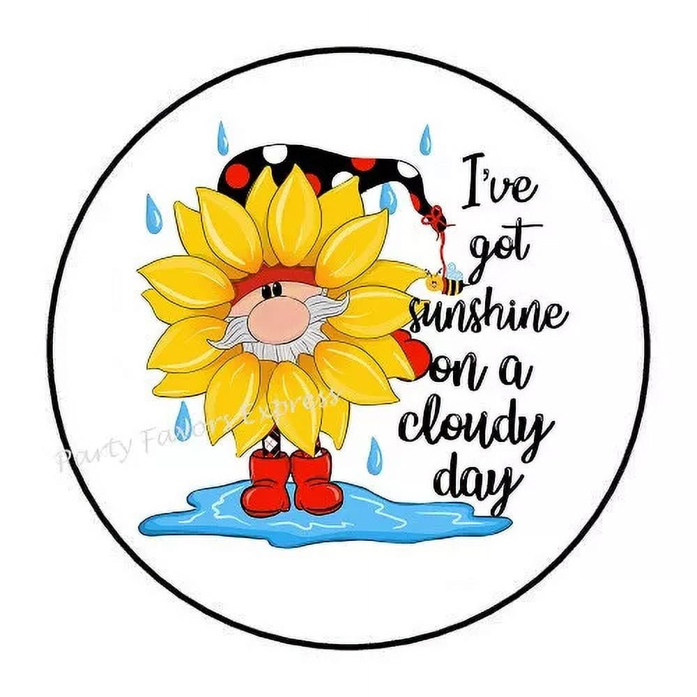 I'Ve Got Sunshine On A Cloudy Day Sticker Party Favors Sticker Envelope ...