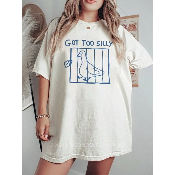 Got Too Silly Meme Tee - Walmart.com