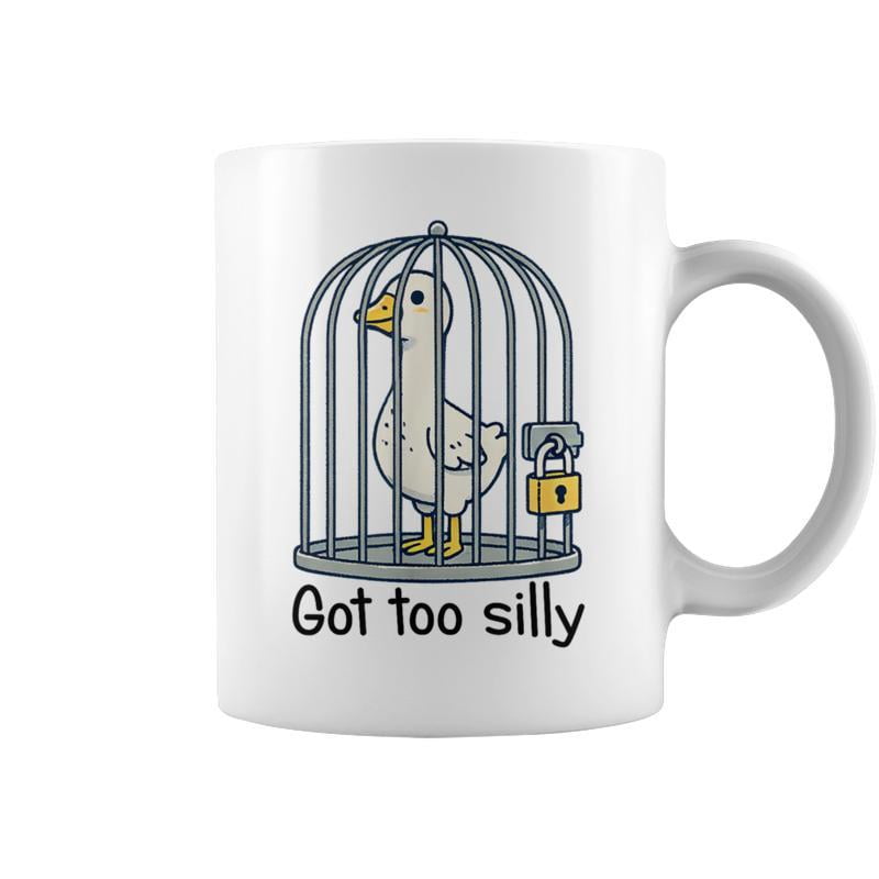 Got Too SillyGoose Meme Cute Goose Aesthetic Trendy Coffee Mugs ...
