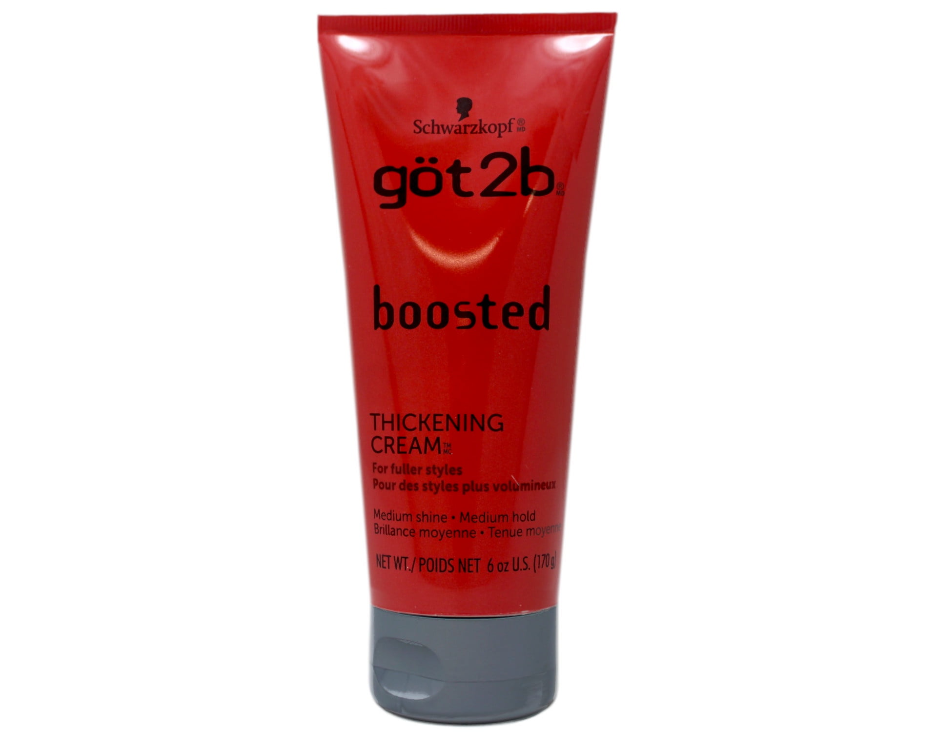 Got2b Boosted Thickening Cream, Lightweight Formula for Fuller Styles ...