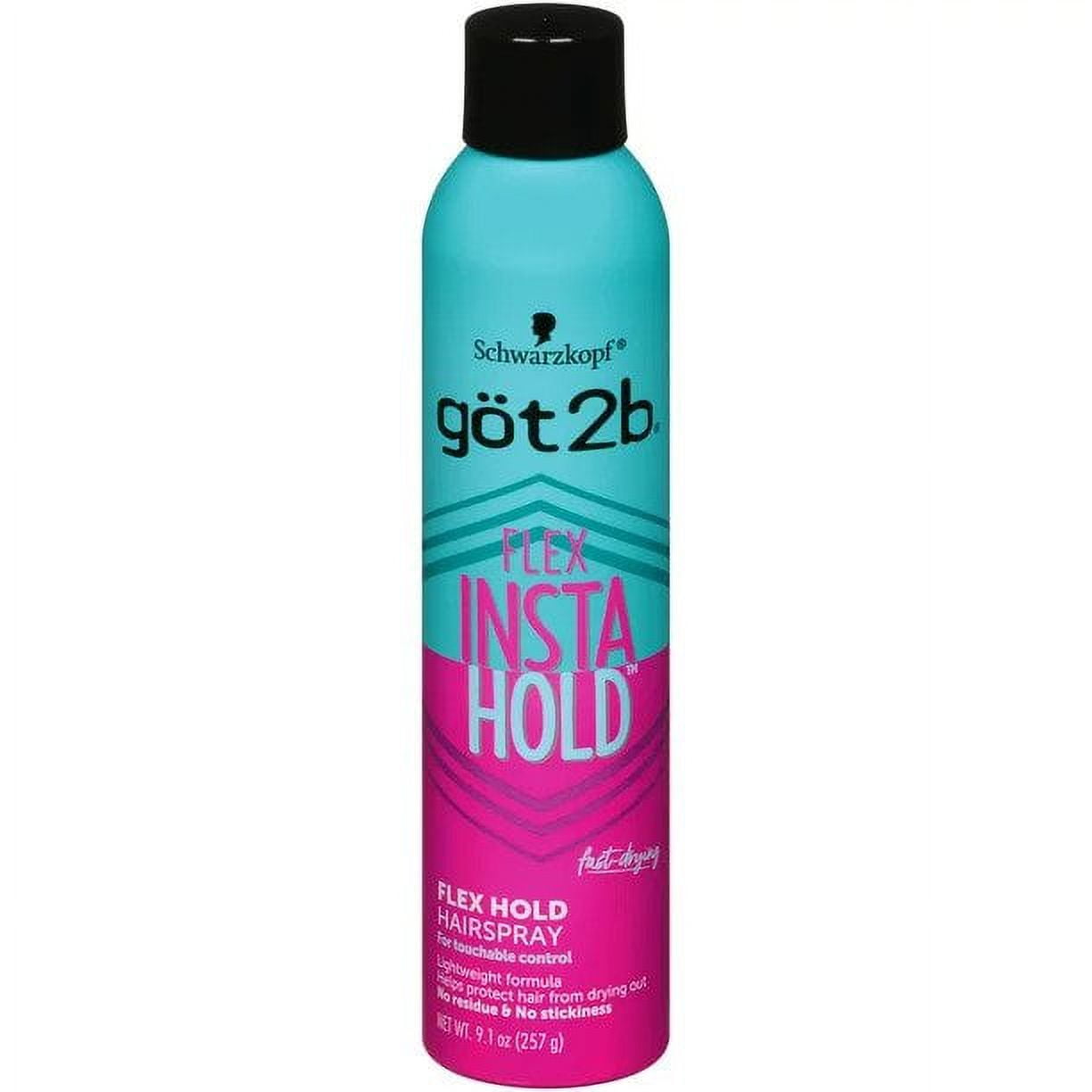 Got2b Insta Hold Flex Hold Hairspray, Fast-Drying, Color Safe, No ...