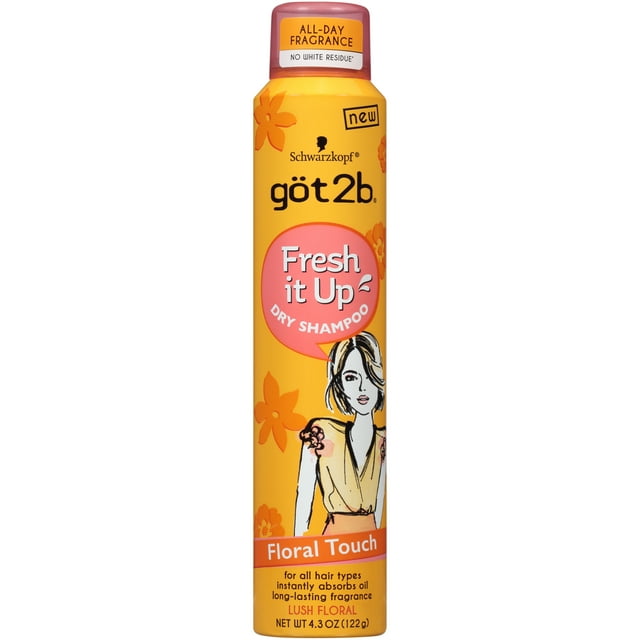 Got2b Fresh it Up Dry Shampoo, Floral Touch, 4.3 Ounce - Walmart.com