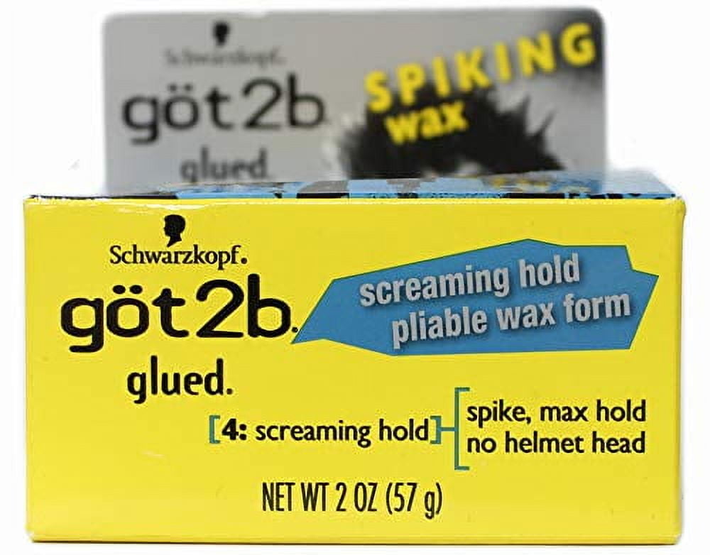 Got2b Glued Spiking Hair Wax (Pack of 6) - Walmart.com