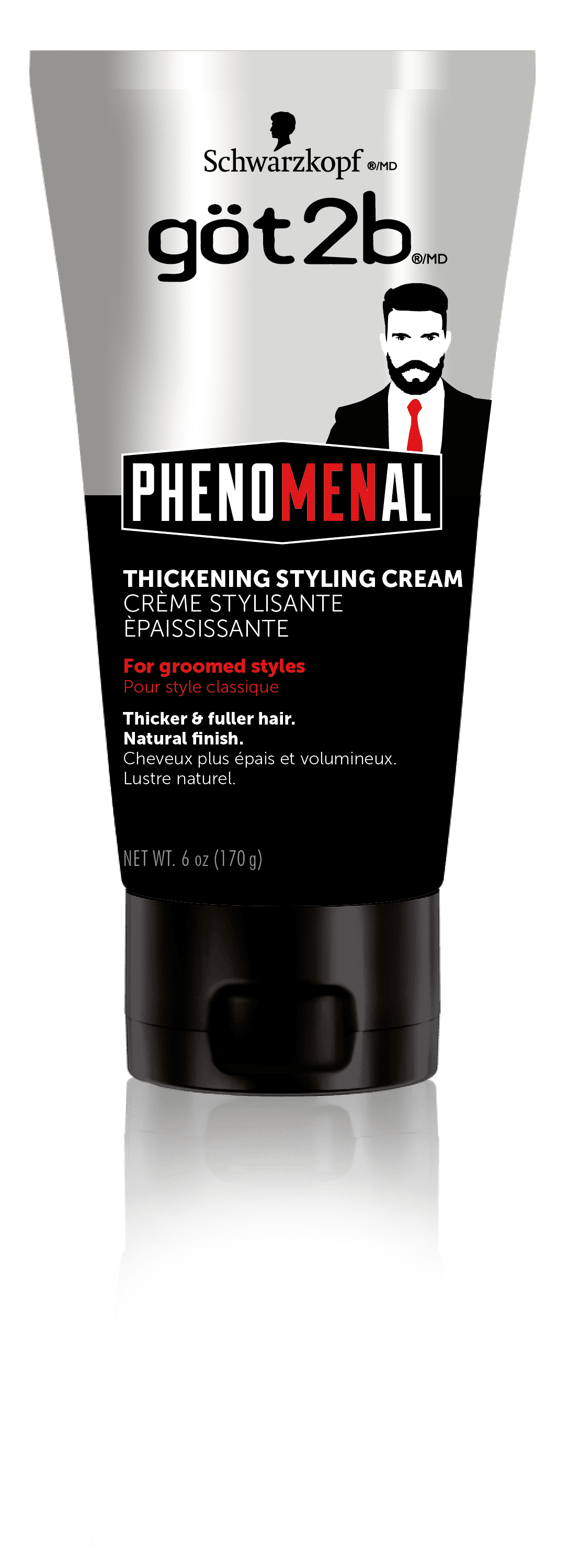 Got2b PhenoMENal Thickening Hair Styling Cream, 6 Ounce - Walmart.com