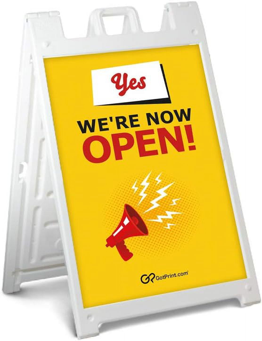 GotPrint 24"x36" A-Frame Sidewalk Sign | Outdoor Folding Signicade ...