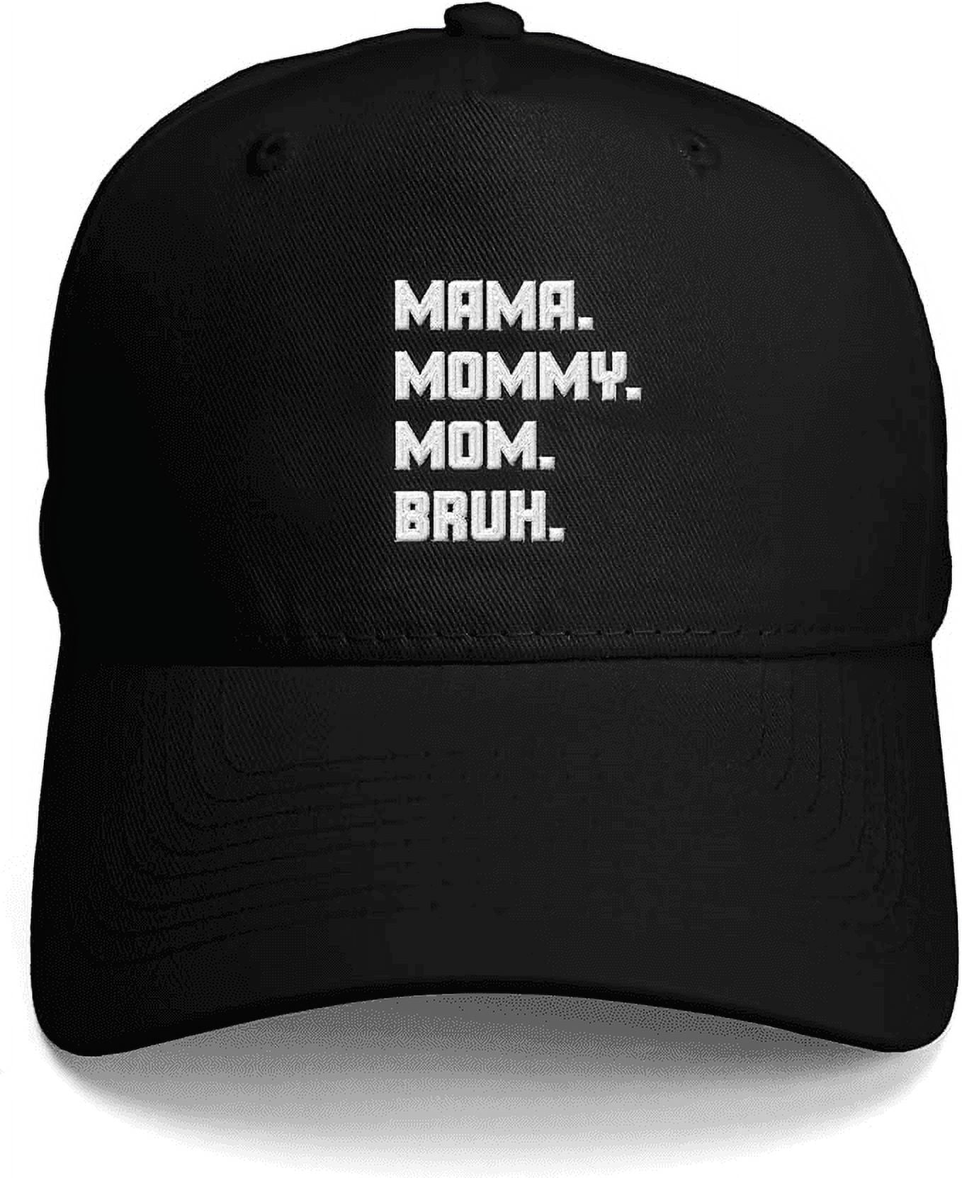 GotPrint Unisex Mama Mommy Mom Bruh Hat, Mom Embroidered Baseball Cap ...
