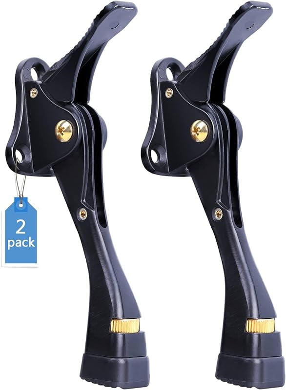 Gotega Door Stopper, 2 Packs Kickdown Door Stop with One Touch ...