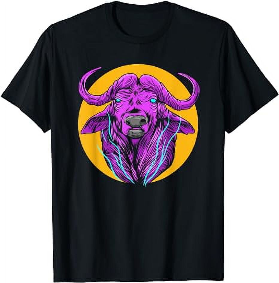 Goth Aesthetic American Bison Buffalo Gothic Occult Emo T-Shirt ...