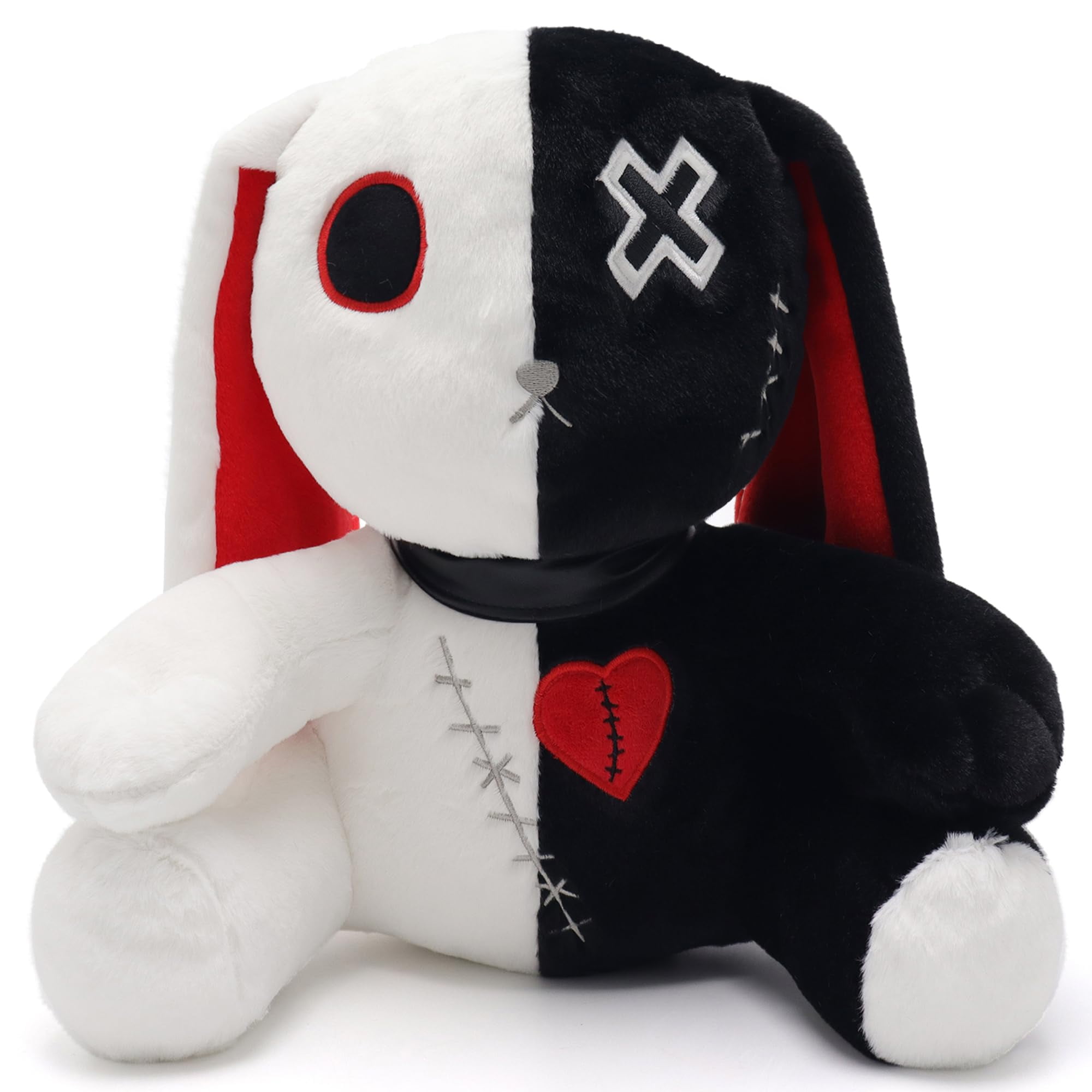 Goth Bunny Plush Rabbit Stuffed Animal Horror Plushies Easter Stuffed ...