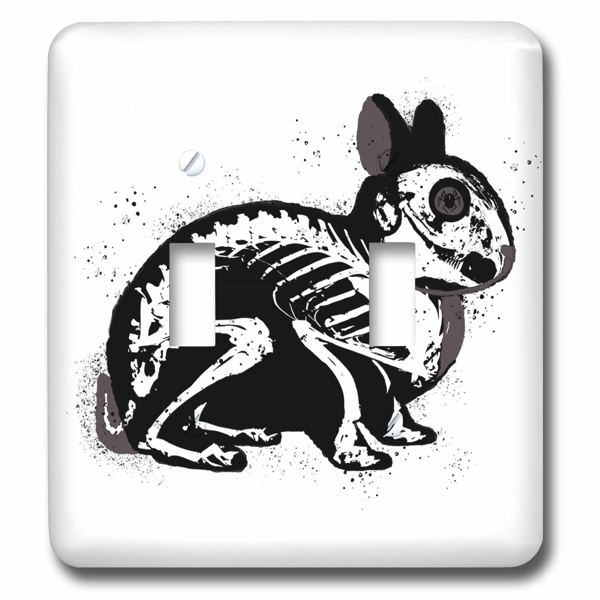 Goth Bunny Rabbit Skeleton double toggle switch lsp-328206-2 - Walmart.com