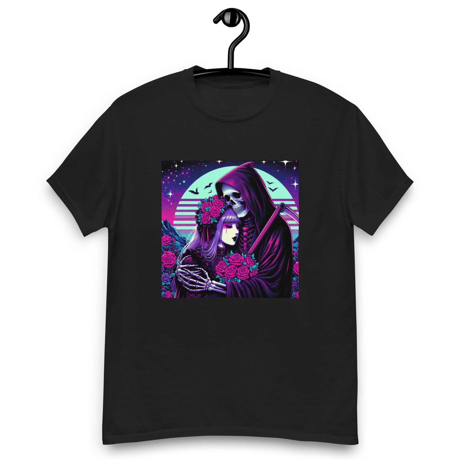 Goth Girl Hugging The Grim Reaper | Goth Unisex classic tee - Walmart.com