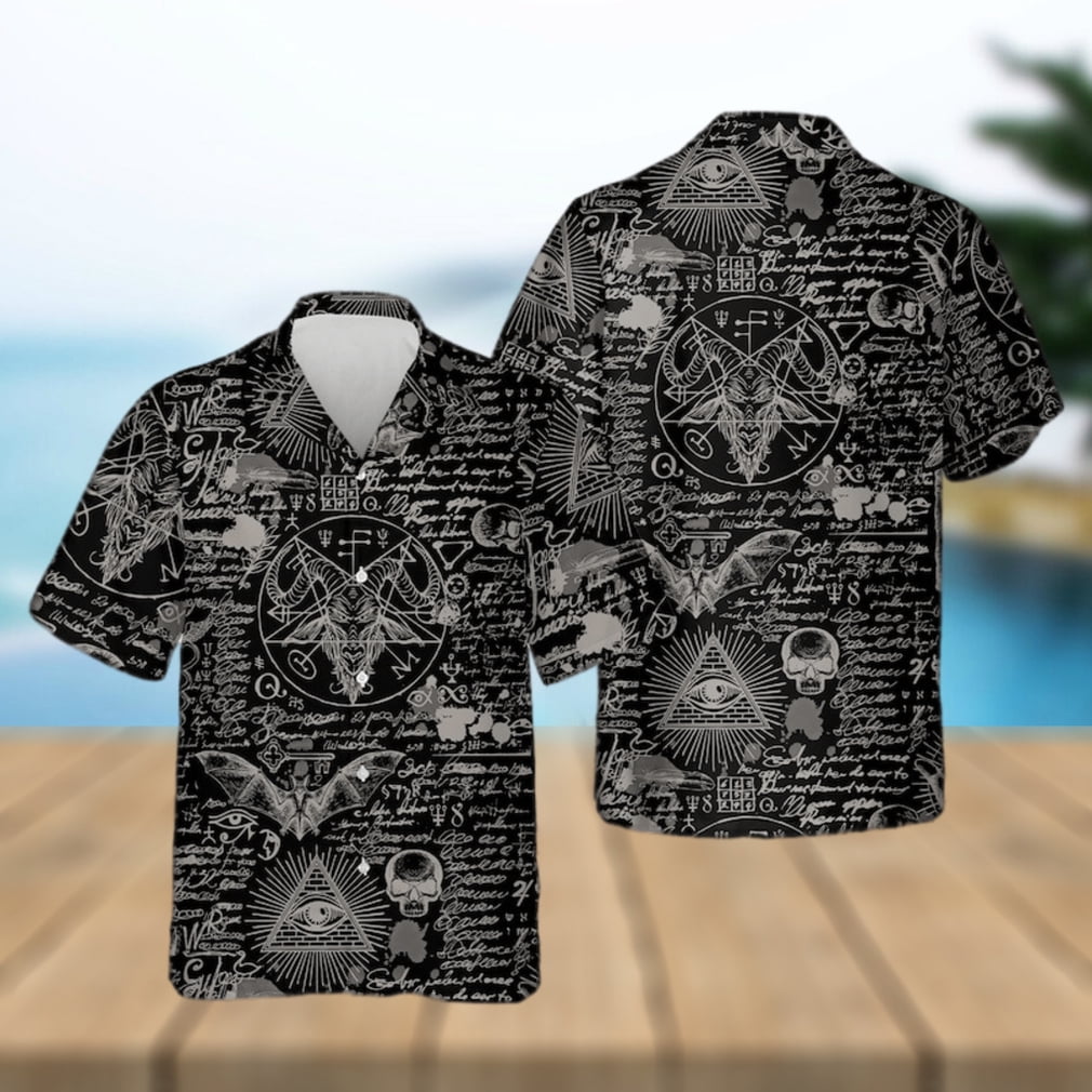 Goth Hawaiian Shirt - Walmart.com