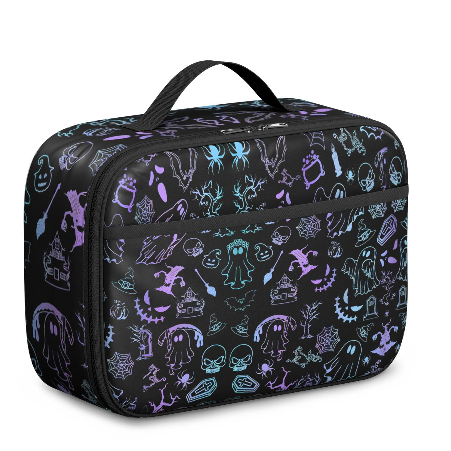 Goth Insulated Lunch Tote - Dark Cosmic Design with Thermal Leakproof ...