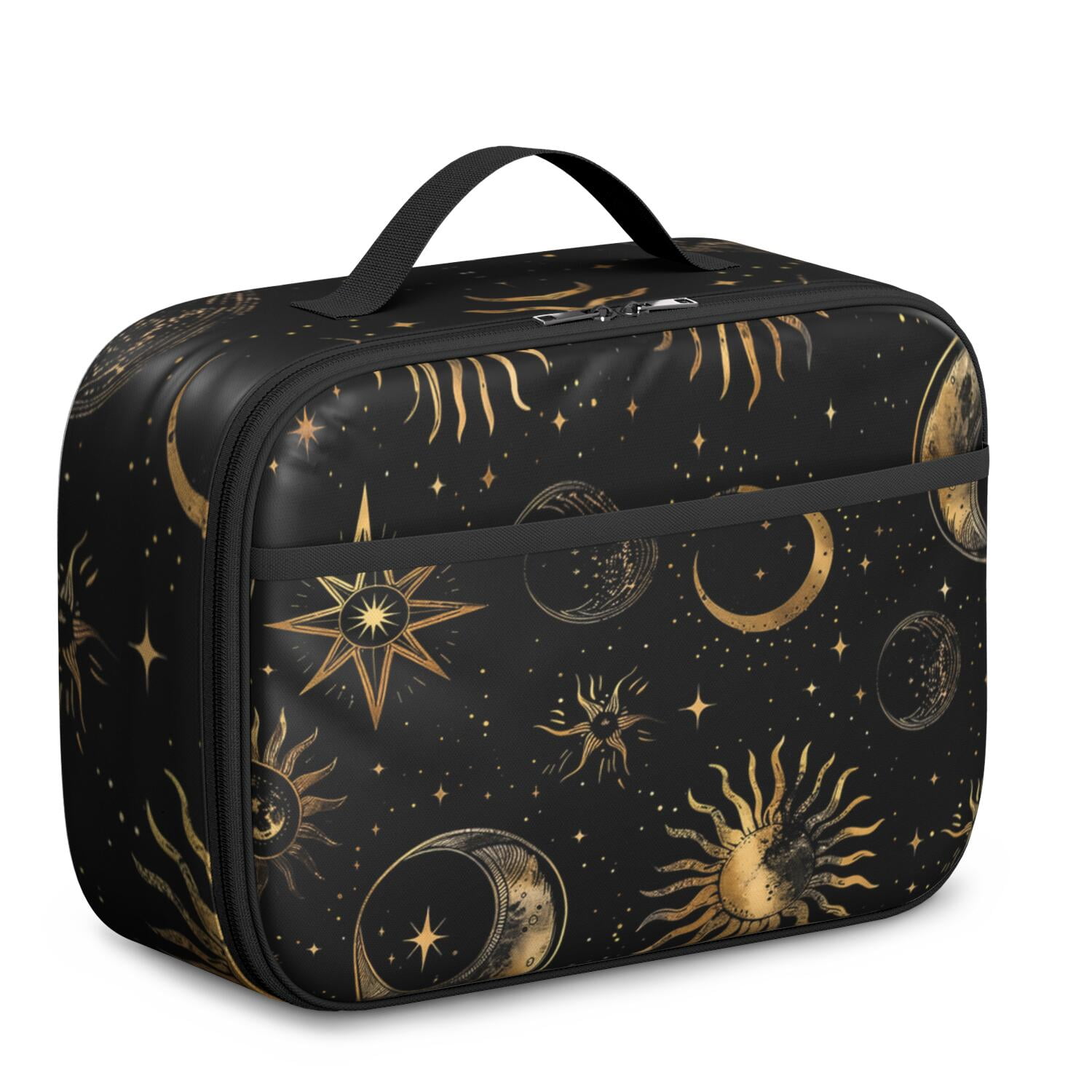 Goth Insulated Lunch Tote - Dark Cosmic Design with Thermal Leakproof ...