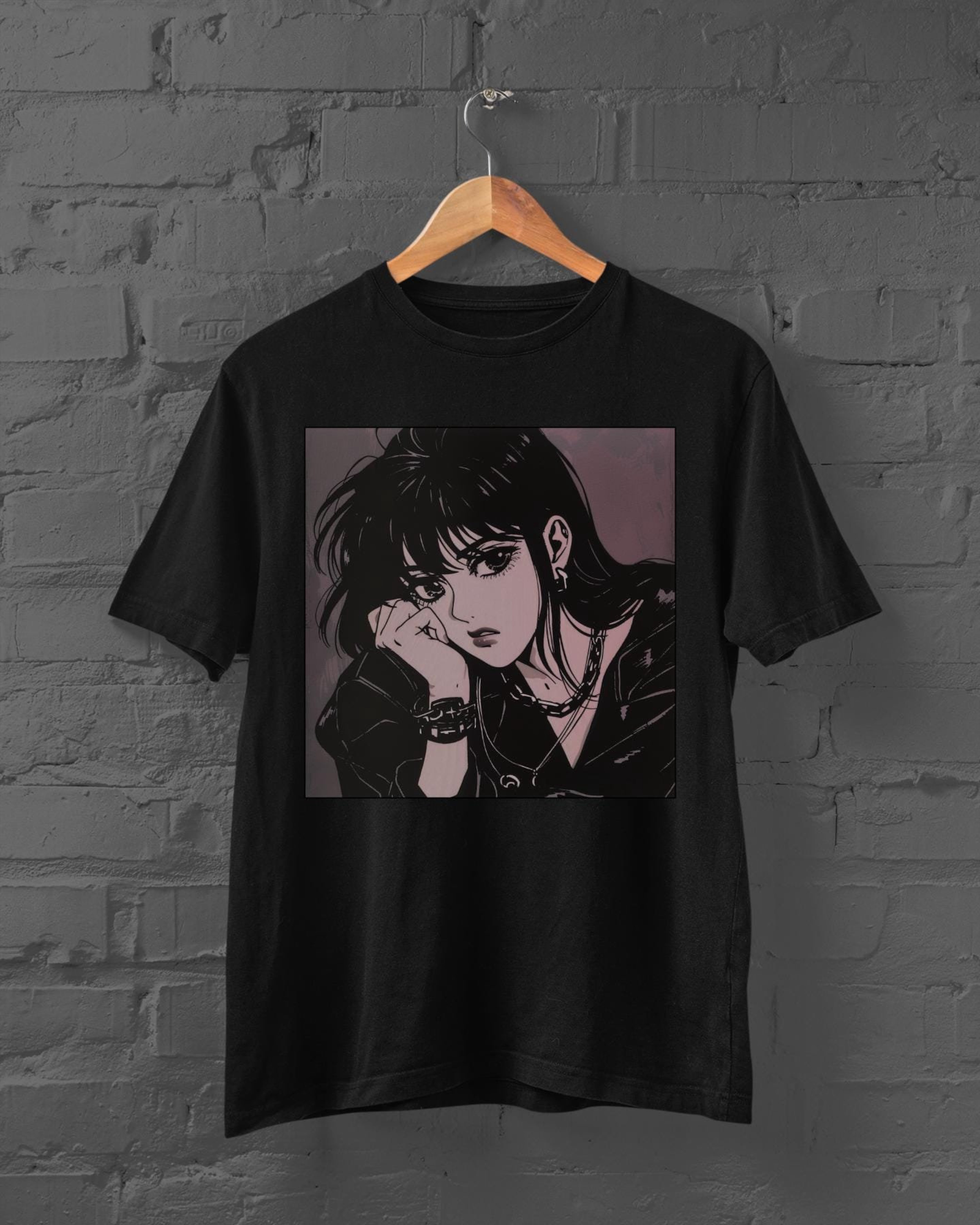 Goth Japanese Girl T-Shirt | Trad Goth | Japanese Streetwear | Goth ...