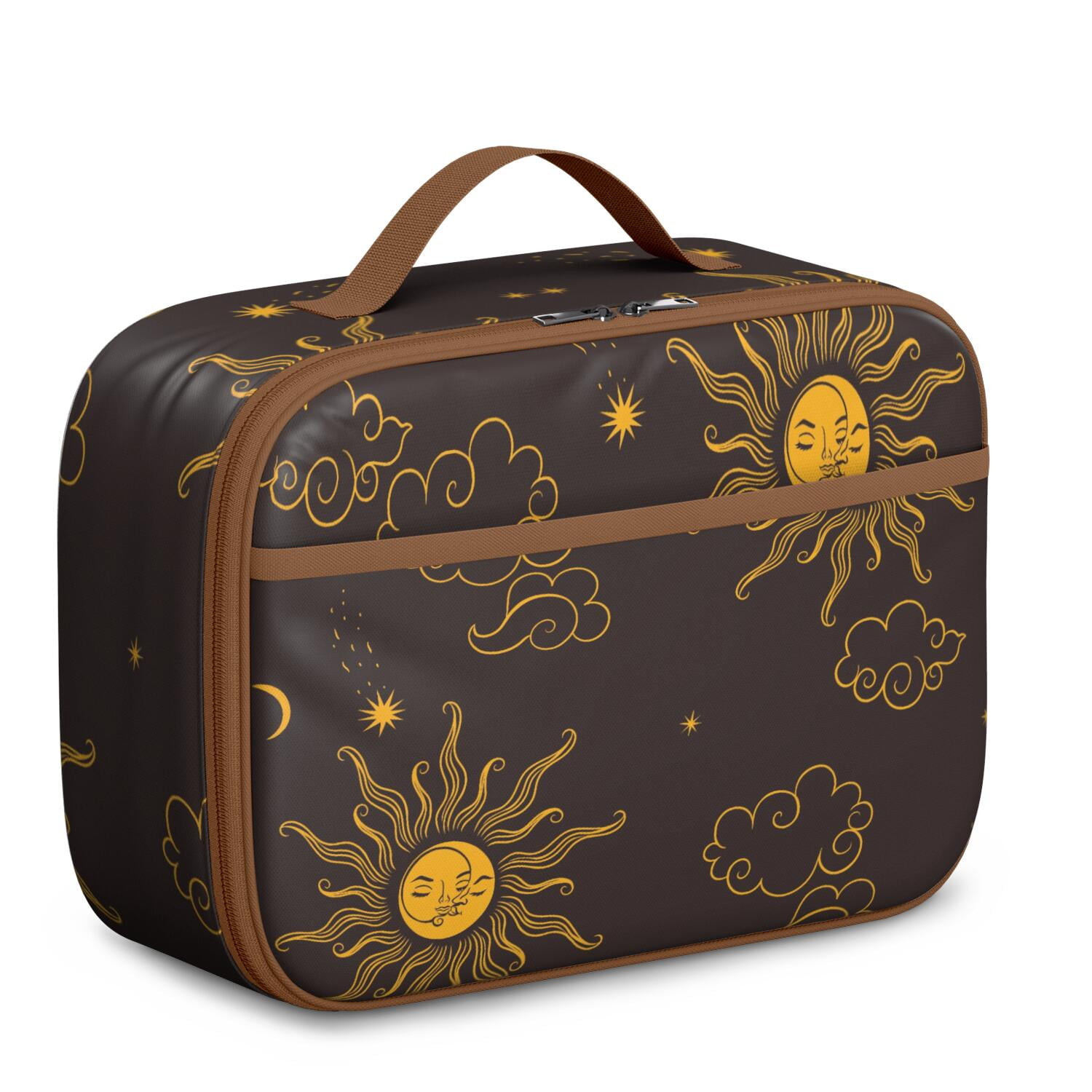 Goth Lunch Bag – Gothic Celestial Sun Moon Astrology Print Starry Night ...