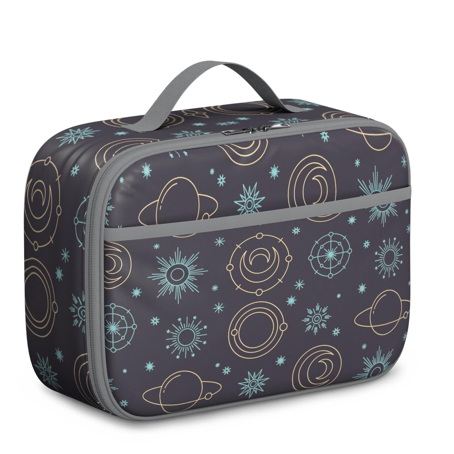 Goth Lunch Bag – Gothic Celestial Sun Moon Astrology Print Starry Night ...