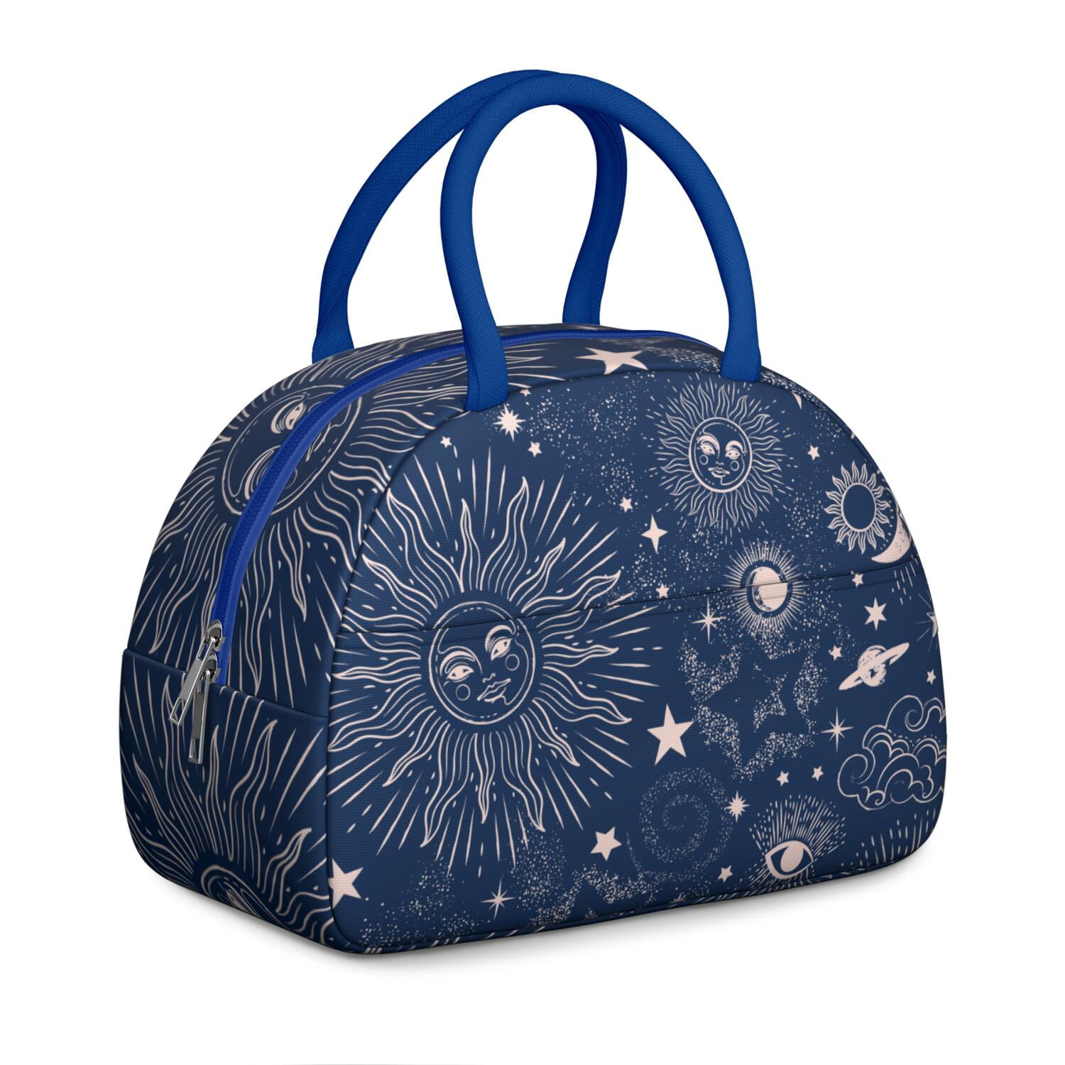 Goth Lunch Bag with Celestial Art, Reusable Thermal Tote for Women ...