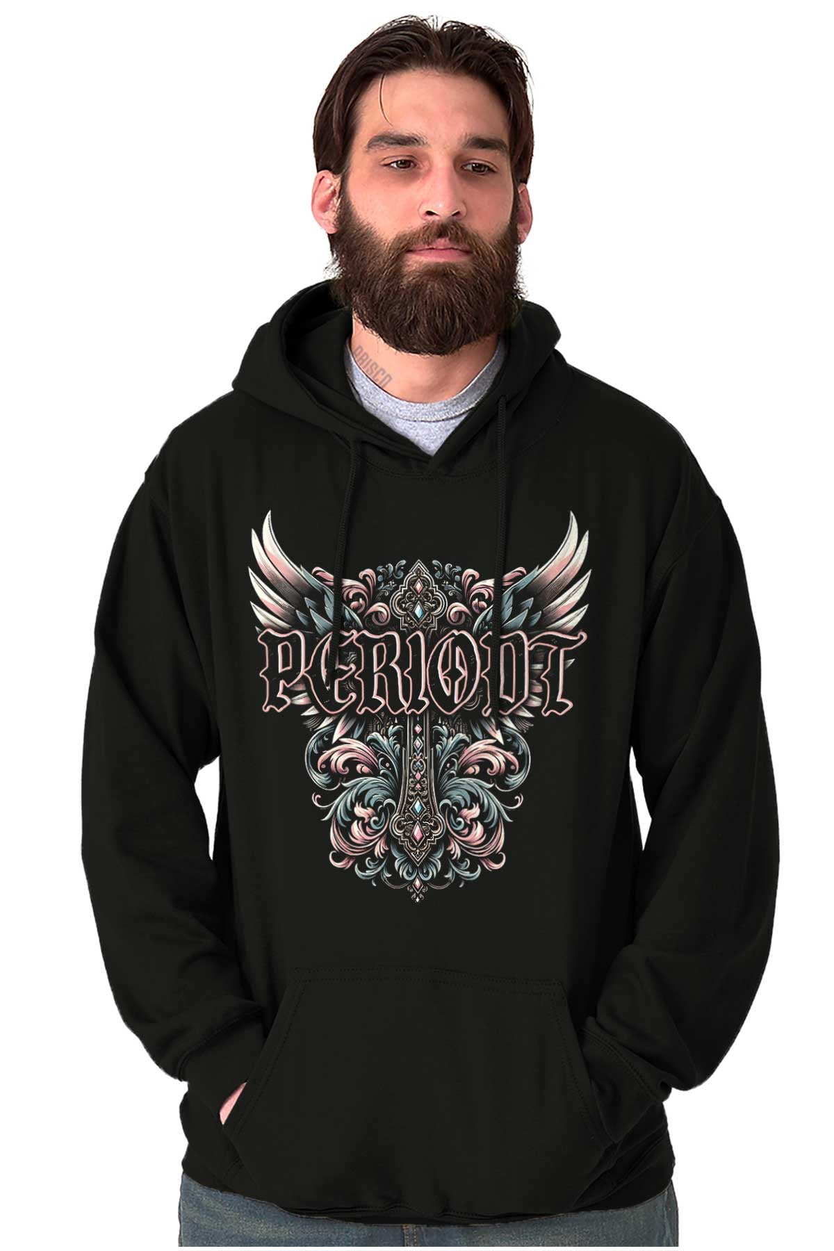 Goth Periodt Cross Angel Wings Hoodie Sweatshirt Women Men Brisco ...