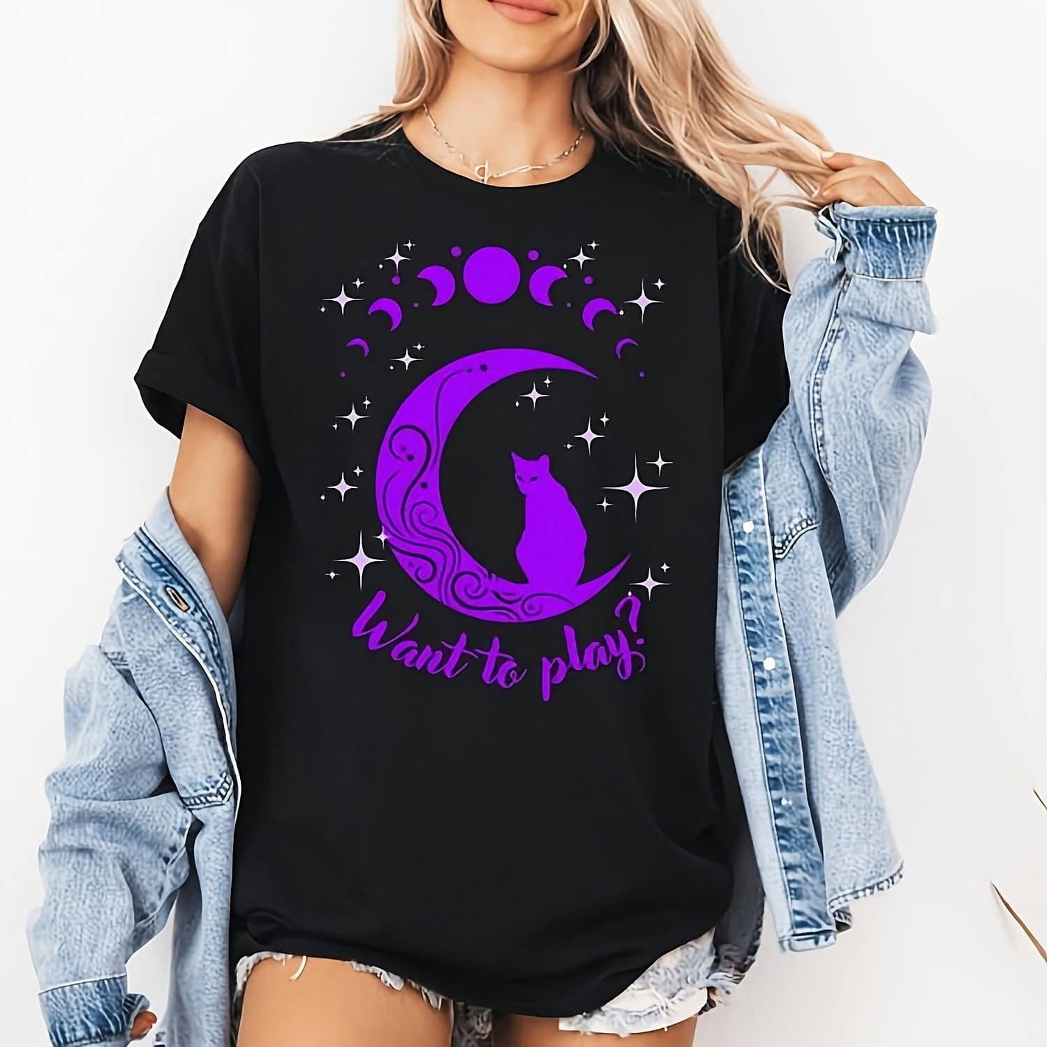 Goth Purple – t In Heart With Moon Phases Mtil Gothic Aesthetic, Witchy ...