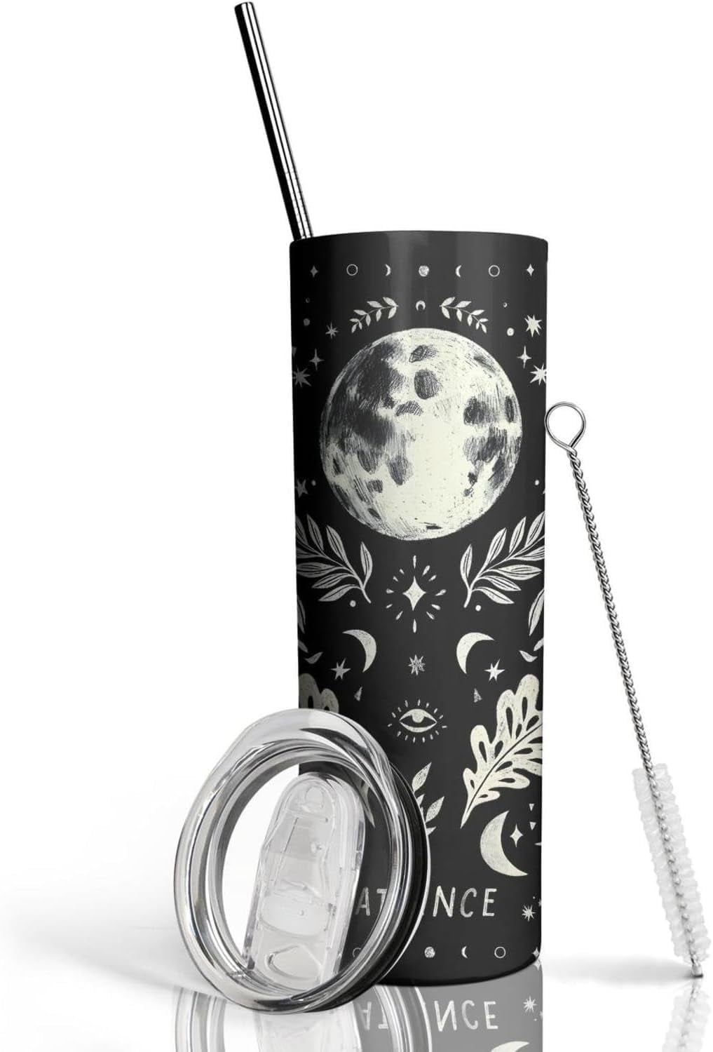 Goth Tumbler - Moon Phase Gothic Gifts For Women - 20 Oz Insulated ...