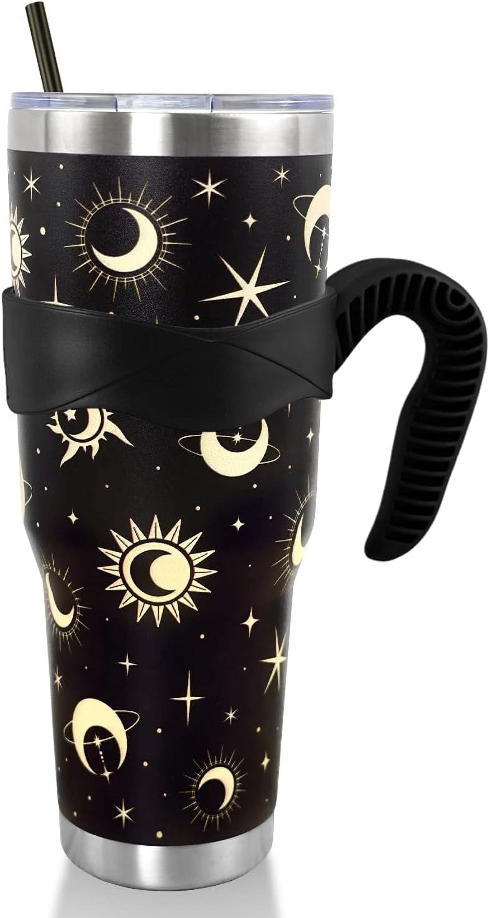 Goth Tumbler, Witch Travel Cup, 40 Oz Tumbler with Handle and Straw ...