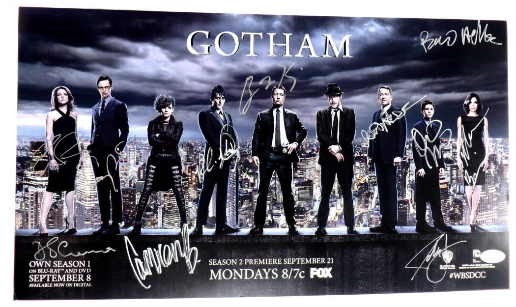 Gotham Signed Cast Autographed 10X18 Poster McKenzie Lord Thomas +9 JSA XX76586 - Walmart.com