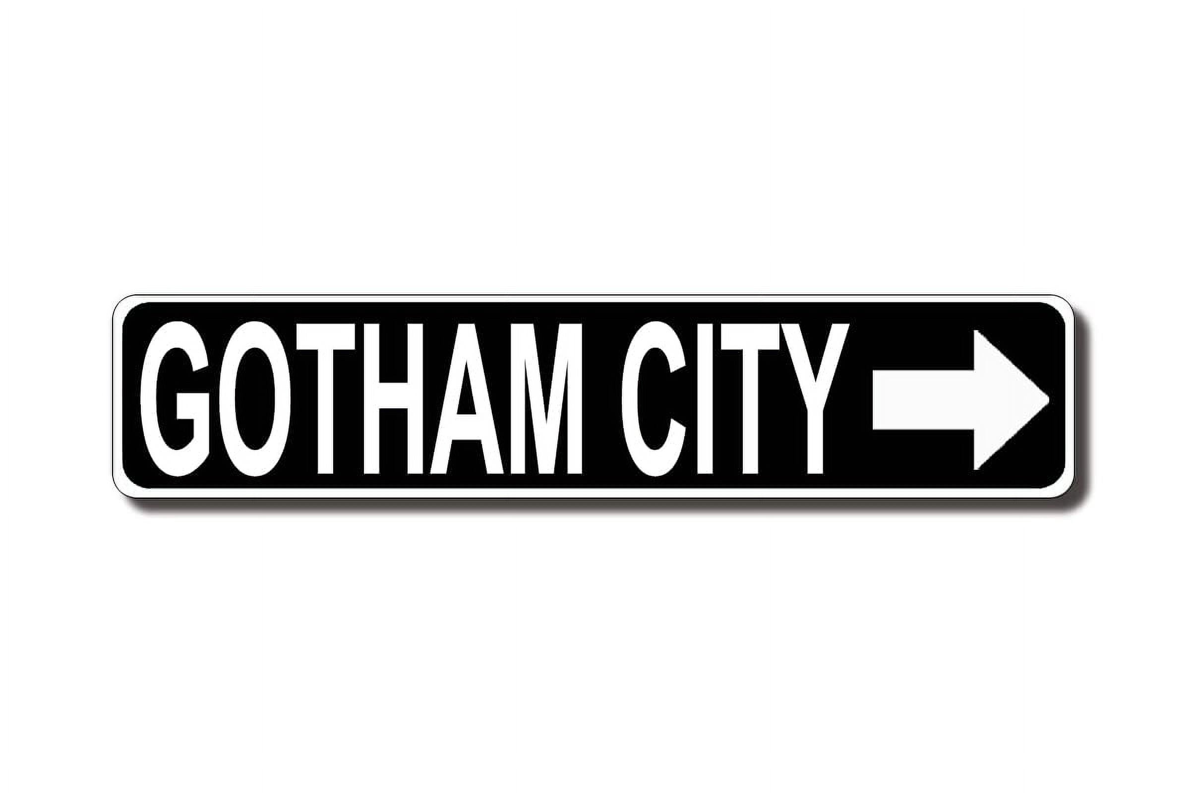Gotham City Vintage Tin Sign Retro Rustic Man Cave Tin Plate Vintage ...