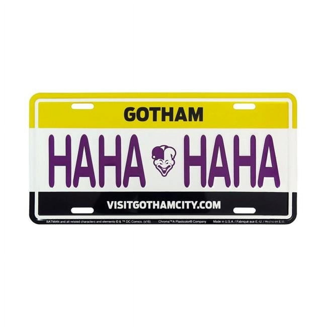 Gotham Joker HaHa Metal License Plate - Walmart.com