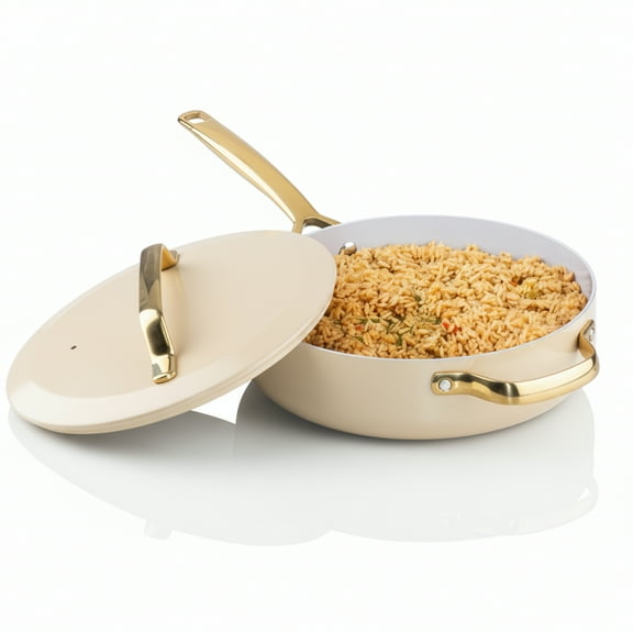 Japanese Iron Pan with Lid, Hand-Forged Uncoated Nonstick Frying Pan, 9 ...