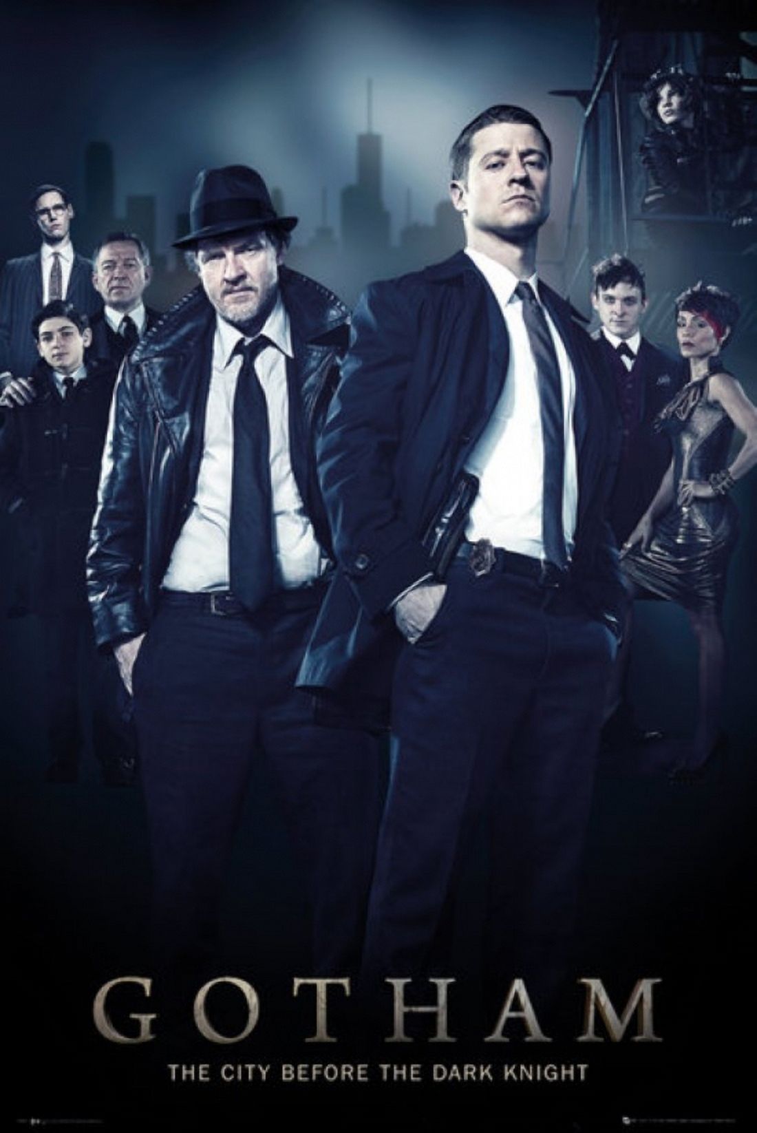 Gotham - TV Cast Laminated Poster (24 x 36) - Walmart.com