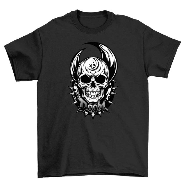 Gothic_14 Skull Horns T-Shirt: Spookily Stylish & Darkly Hilarious ...