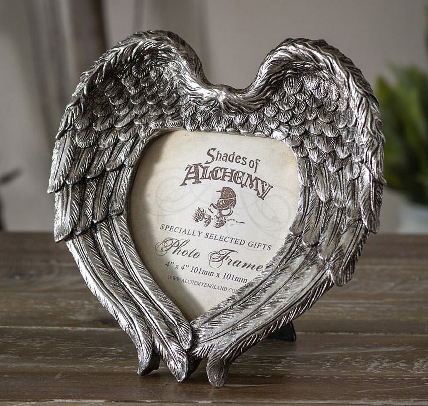 Gothic Angel Winged Heart Photo Picture Frame Wall Or Easel Desktop ...