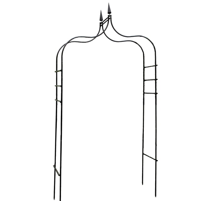 Gothic Arch Garden Trellis – Weather-Resistant Steel, Elegant Gothic ...
