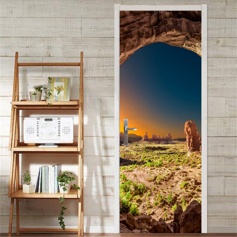 Gothic Art Door Stickers Home Decoration Poster PVC Waterproof Self ...