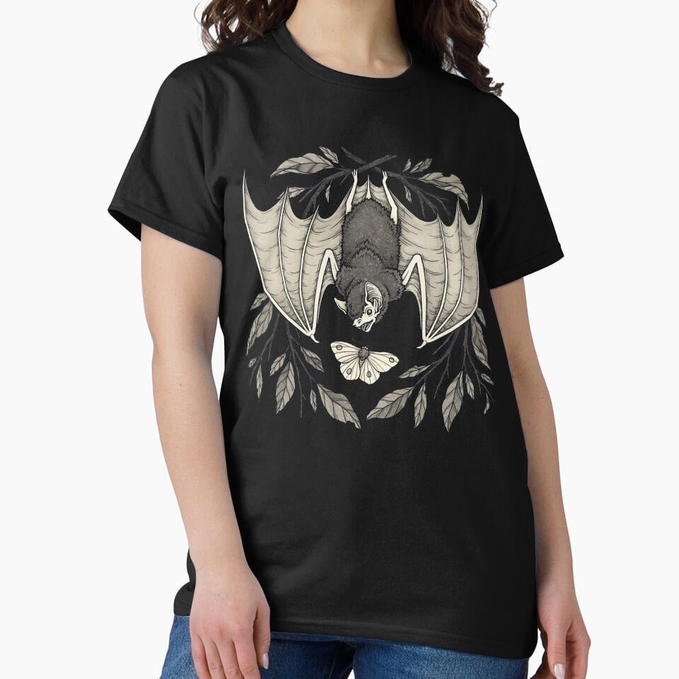 Gothic Bat and Moth Fairy Grunge Whimsigoth Vintage H38473 Unisex T ...