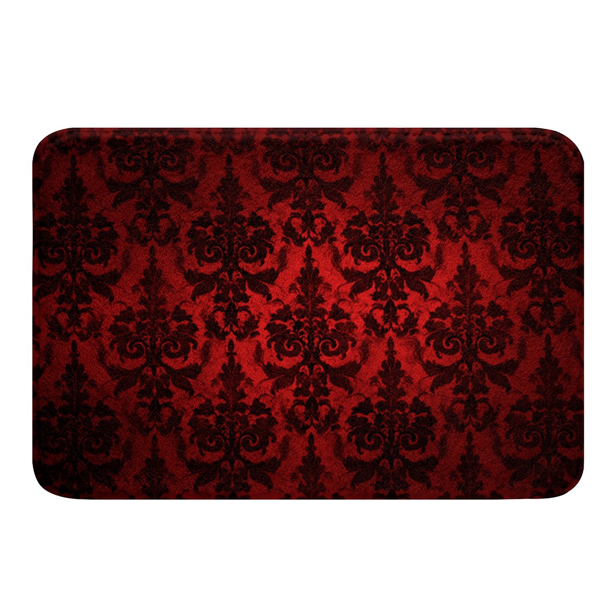 Gothic Bathroom Rugs Adults Black Damask Rug,Victorian Floor Mats 20 ...