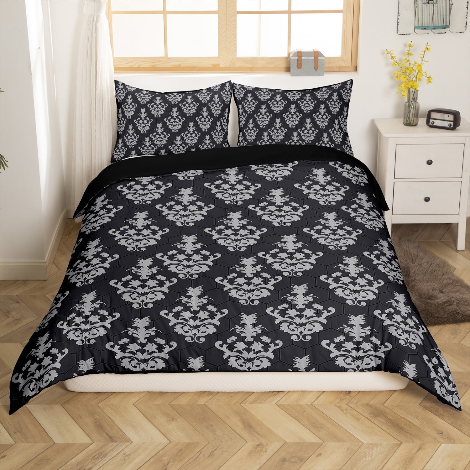 skull double bedding
