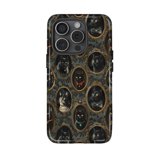 Gothic Black Cat Vintage Witchy Art Phone Case with iPhone 17 to 11 Pro ...