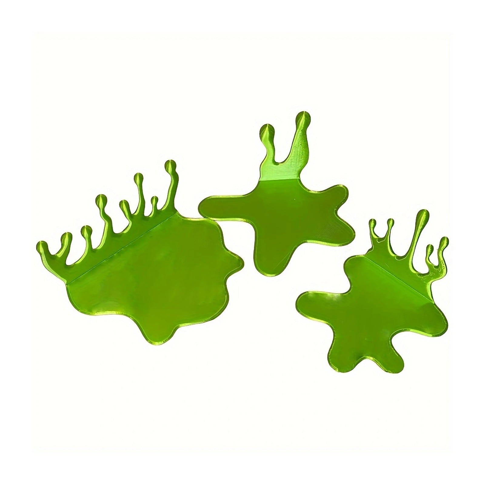 Gothic Blood Drop Decor Set - 3 Metal Halloween Shelf Decorations with ...
