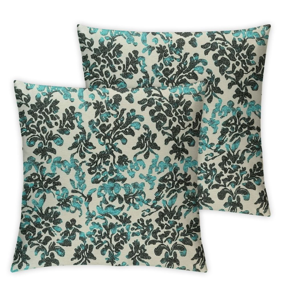 Gothic Bohemia Floral Pillow Cover,Vintage Damask Throw Pillow Covers ...