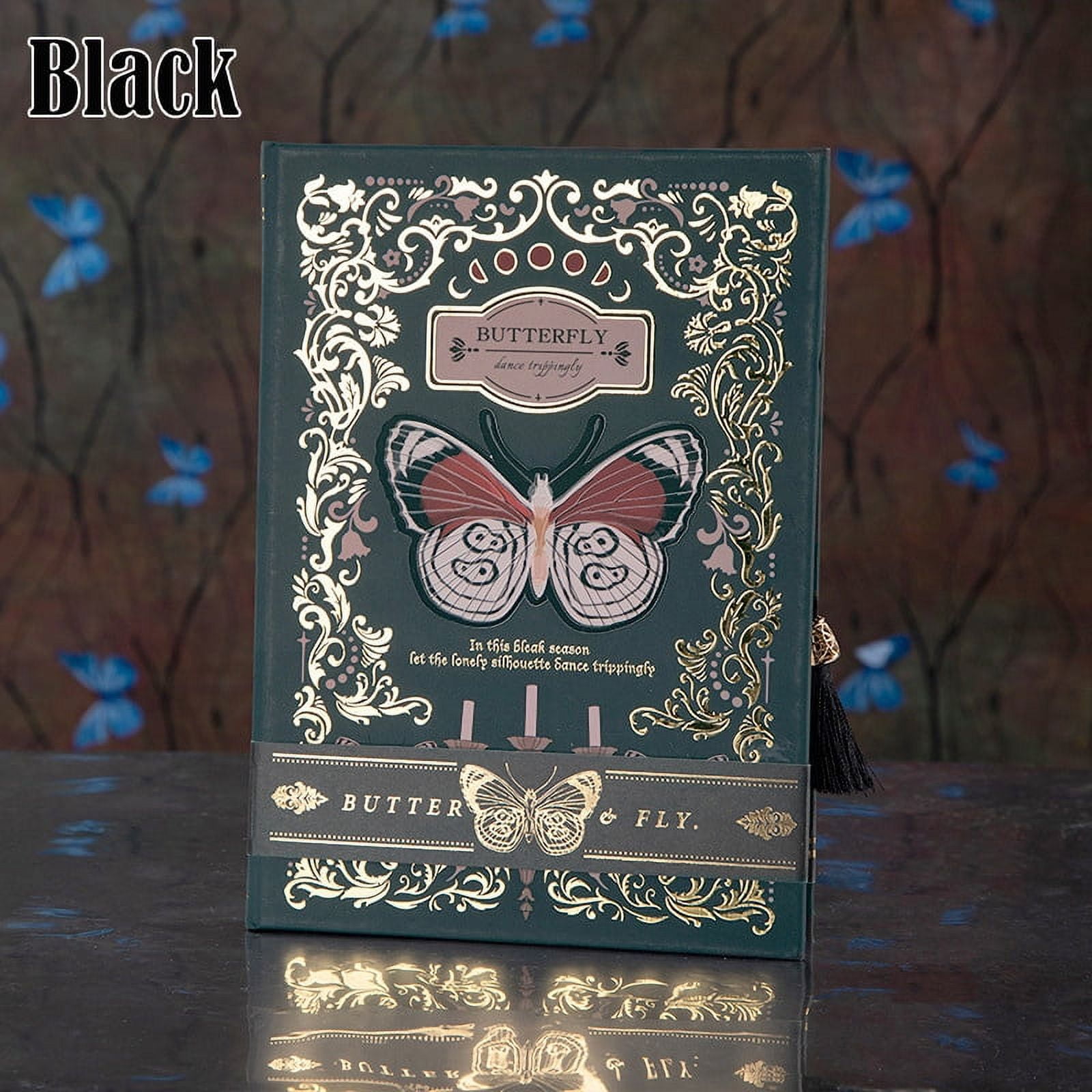 Gothic Butterfly Series Vintage Classic Hardcover Journal - Multi ...