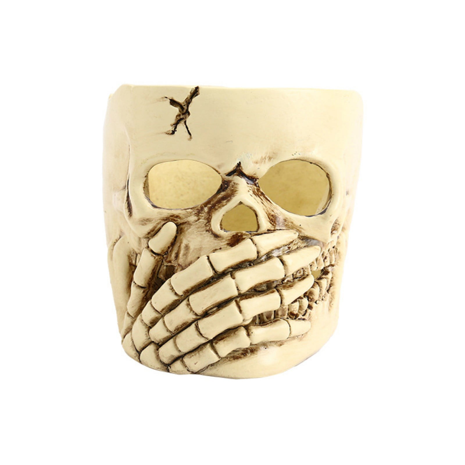 Gothic Candle Holder - Skull Candle Halloween Decor, Skull Decor for ...