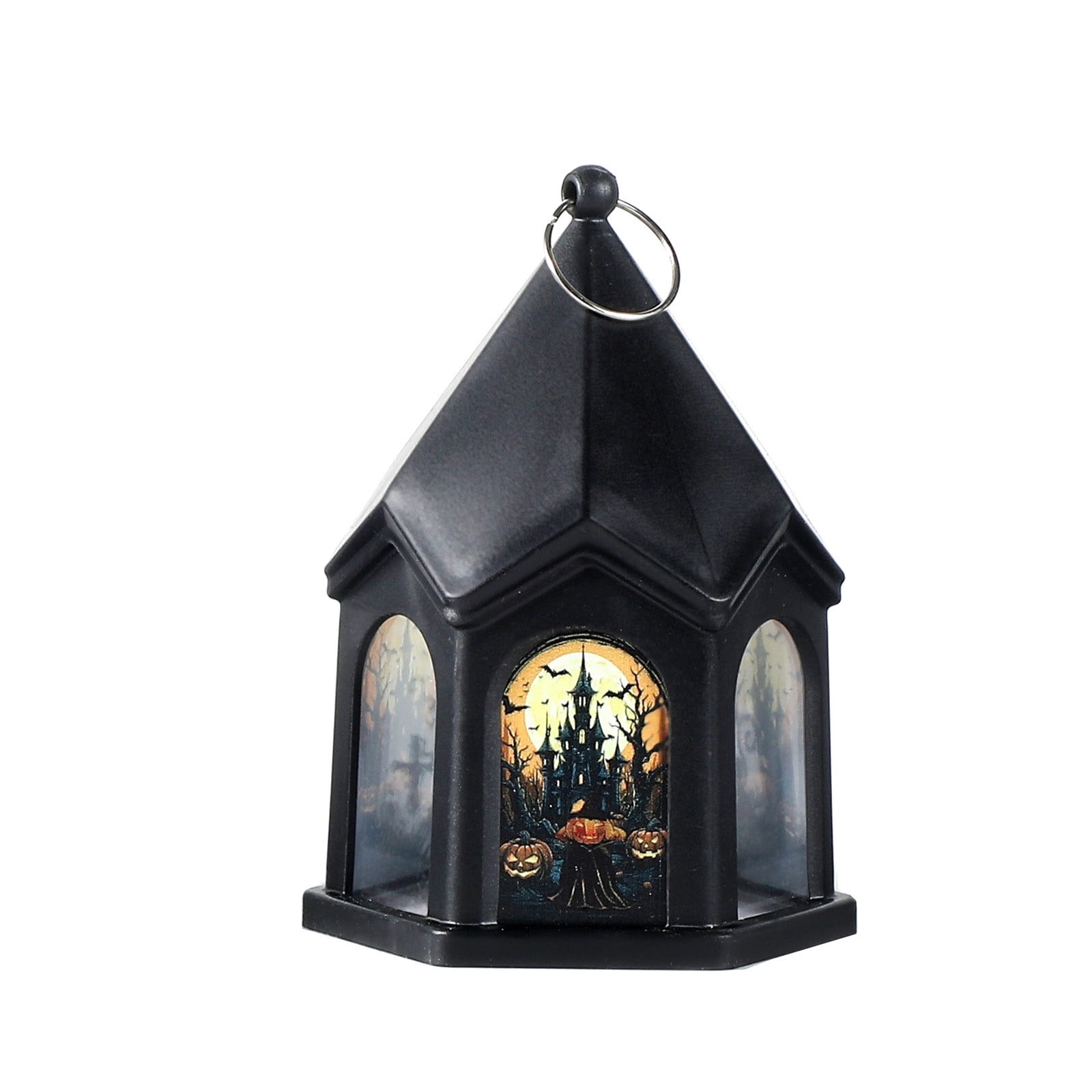 Gothic Castle Lantern - 5 Styles Halloween Hanging Decor with LED ...