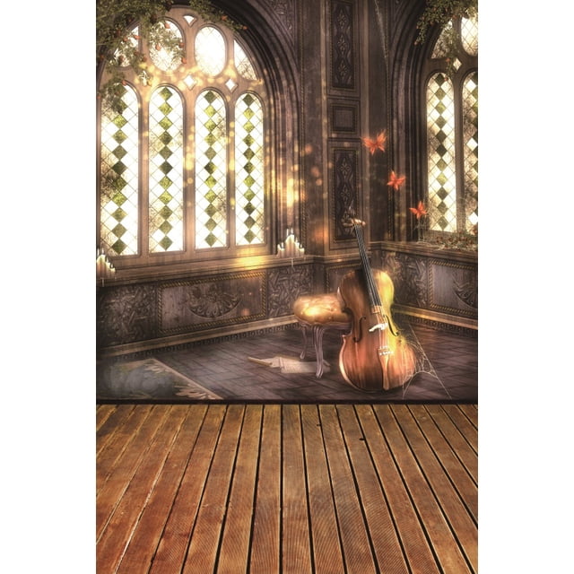 Gothic Castle Photography Backdrop Ancient Stone Wall Columns Arches ...