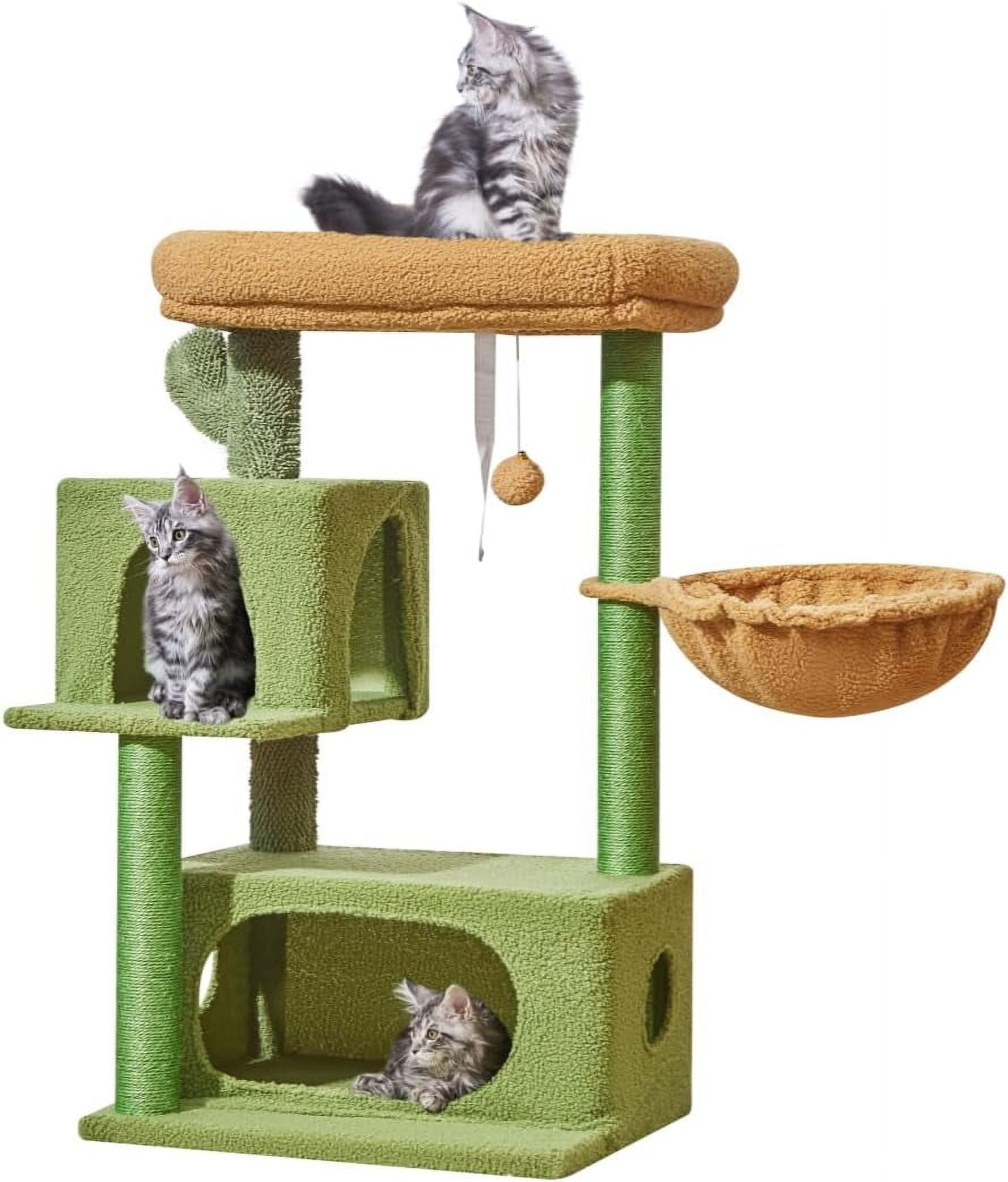Gothic Cat Tree,38.5-Inch Cat Tower for Indoor Cats,Suitable for ...